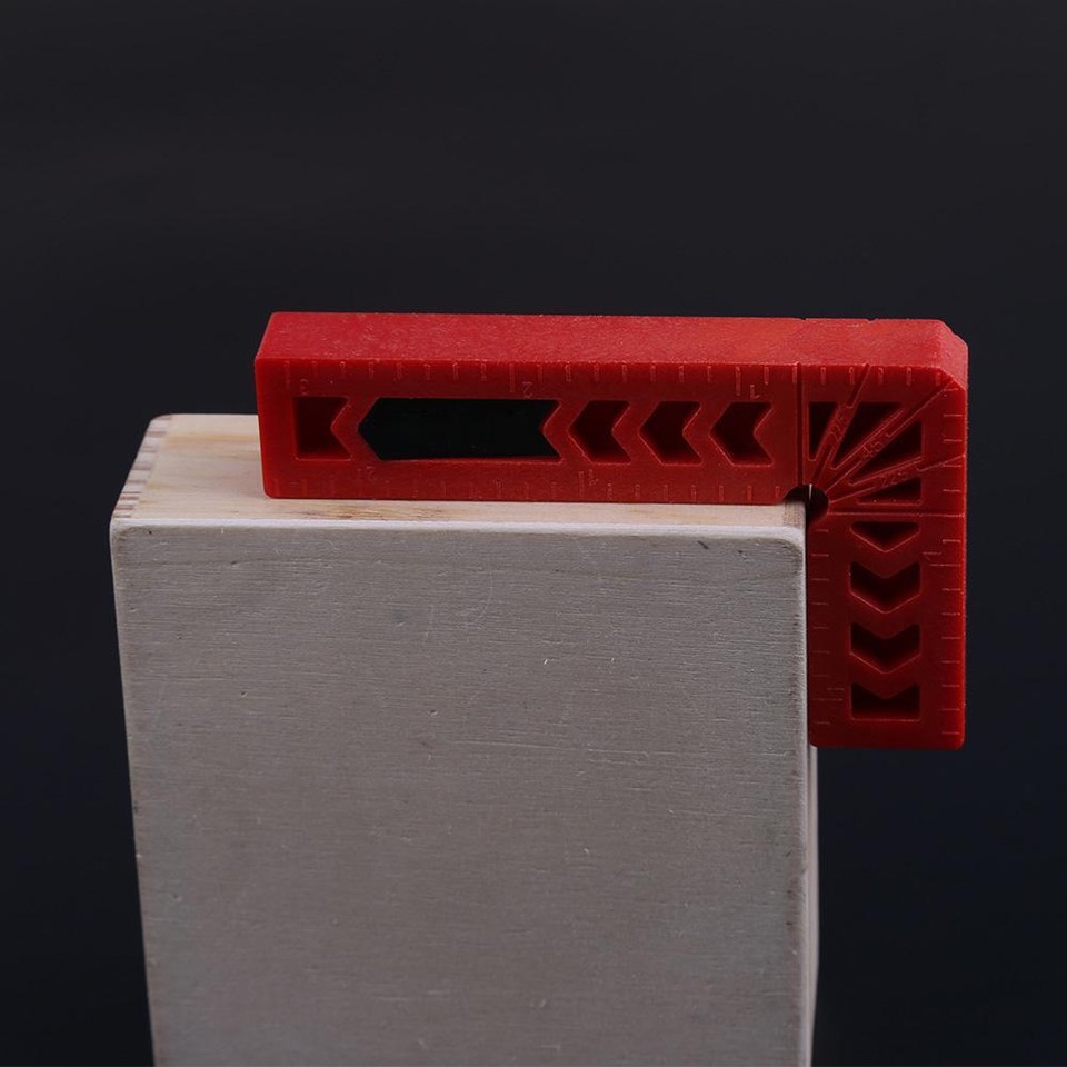 90 Degree Carpentry Positioning Tool Plastic Right Angle Ruler ...