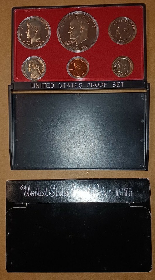 1975 Clad US Proof 6 Coin Set w/ OGP | eBay