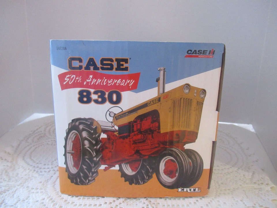 1/16 VINTAGE ERTL CASE 830 DIE CAST LTD EDITION 50th ANNIVERSAY TRACTOR ...