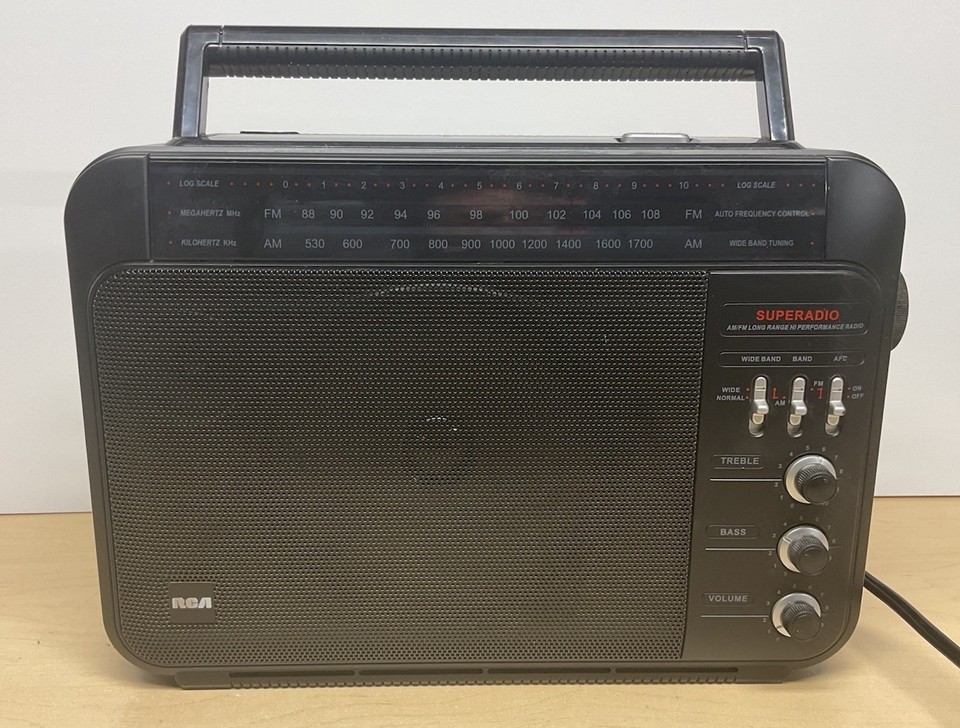 GE RCA RP7887C Superadio 3 Super Radio Portable Radio Long Range AM/FM ...
