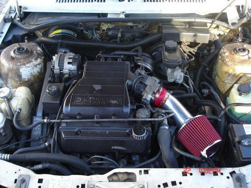 RW RED Short Ram Air Intake Kit+Filter 1990-1993 Cutlass/Cutlass ...