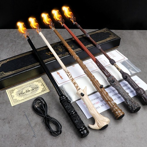 Hot Harry Potter Feuer Zauberstab Real Flame Shooting Stick Großes ...