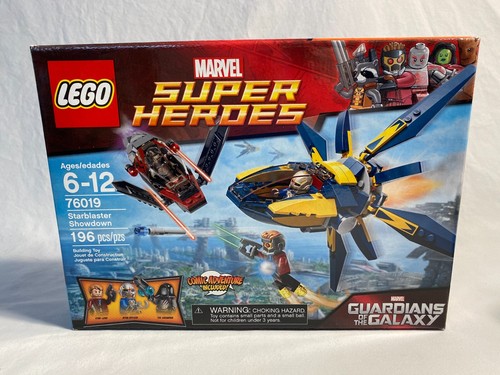 Marvel Super Heroes Starblaster Showdown LEGO Set 76019 Complete w/Box ...