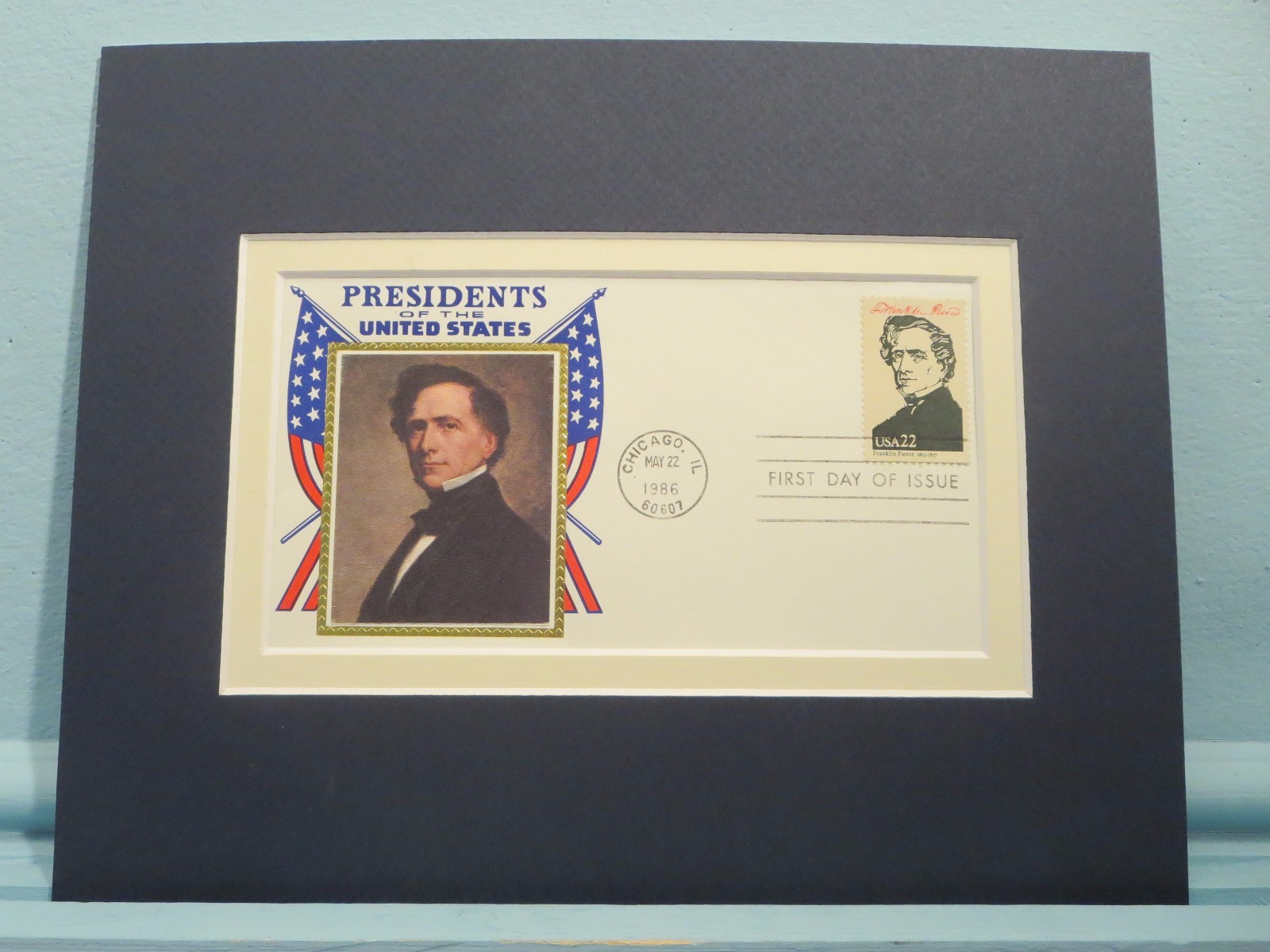 President Franklin Pierce honored by the First day Cover of his own ...