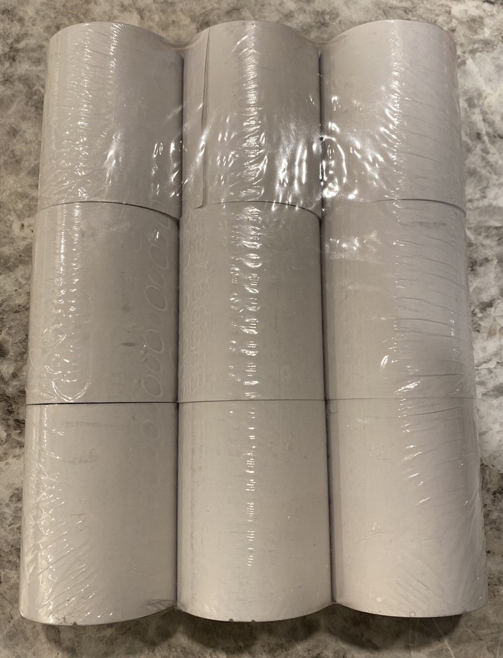 Office Depot White Credit Card Printer thermal paper rolls 2.25” x 85 ...