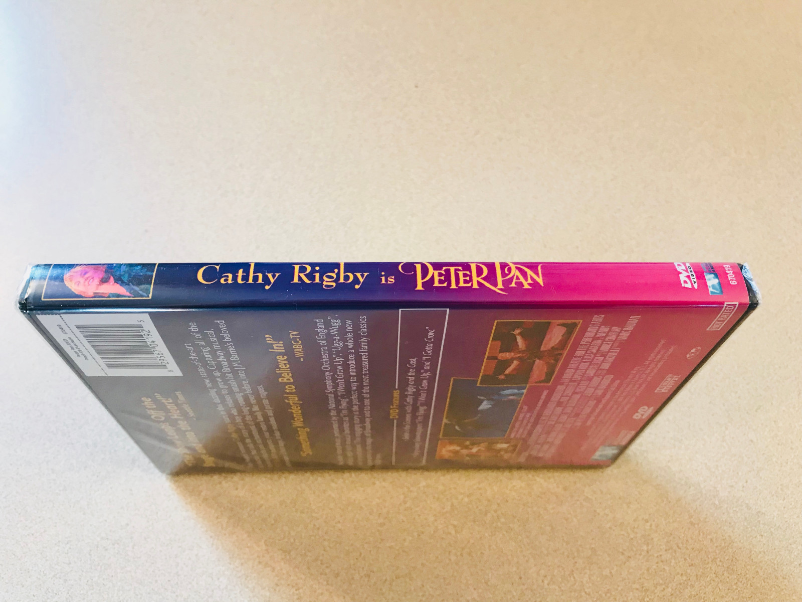 Peter Pan - Smash Hit Broadway Musical With Cathy Rigby DVD New Sealed ...