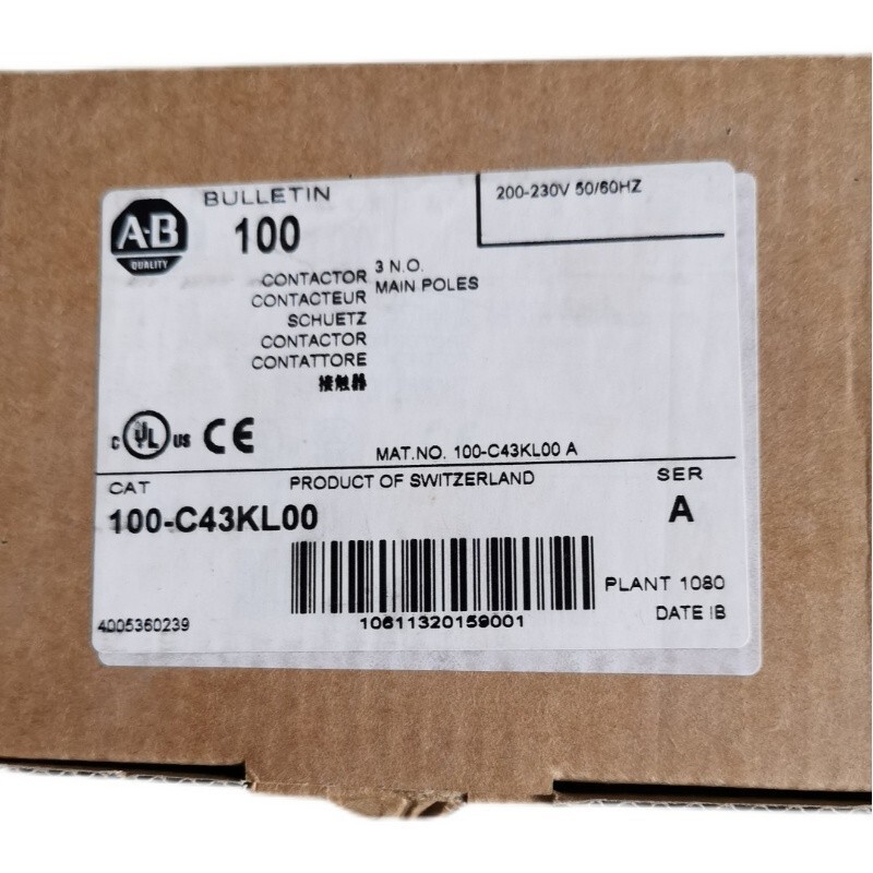 1pcs New AB contactor 100-C43 * 00 100-C43KL00 in box | eBay