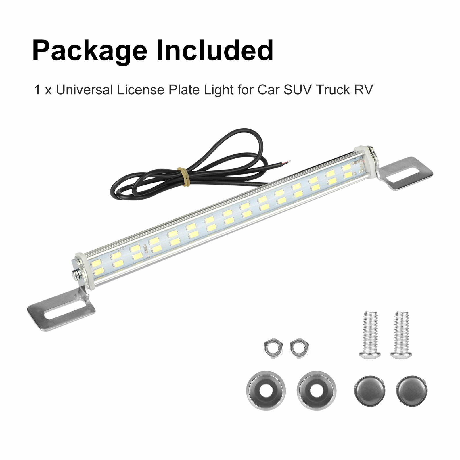 Universal LED License Plate Back Up Light for Car SUV Truck RV Xenon ...