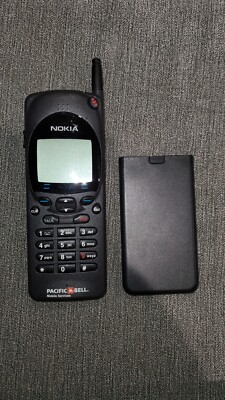 Genuine Vintage Nokia (2190E) Aerial Bar Style Cell Phone Pacific Bell ...