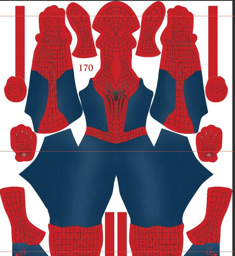 The Amazing Spider Man 2 Costume Pattern Brad | NEW SUIT: VELVET