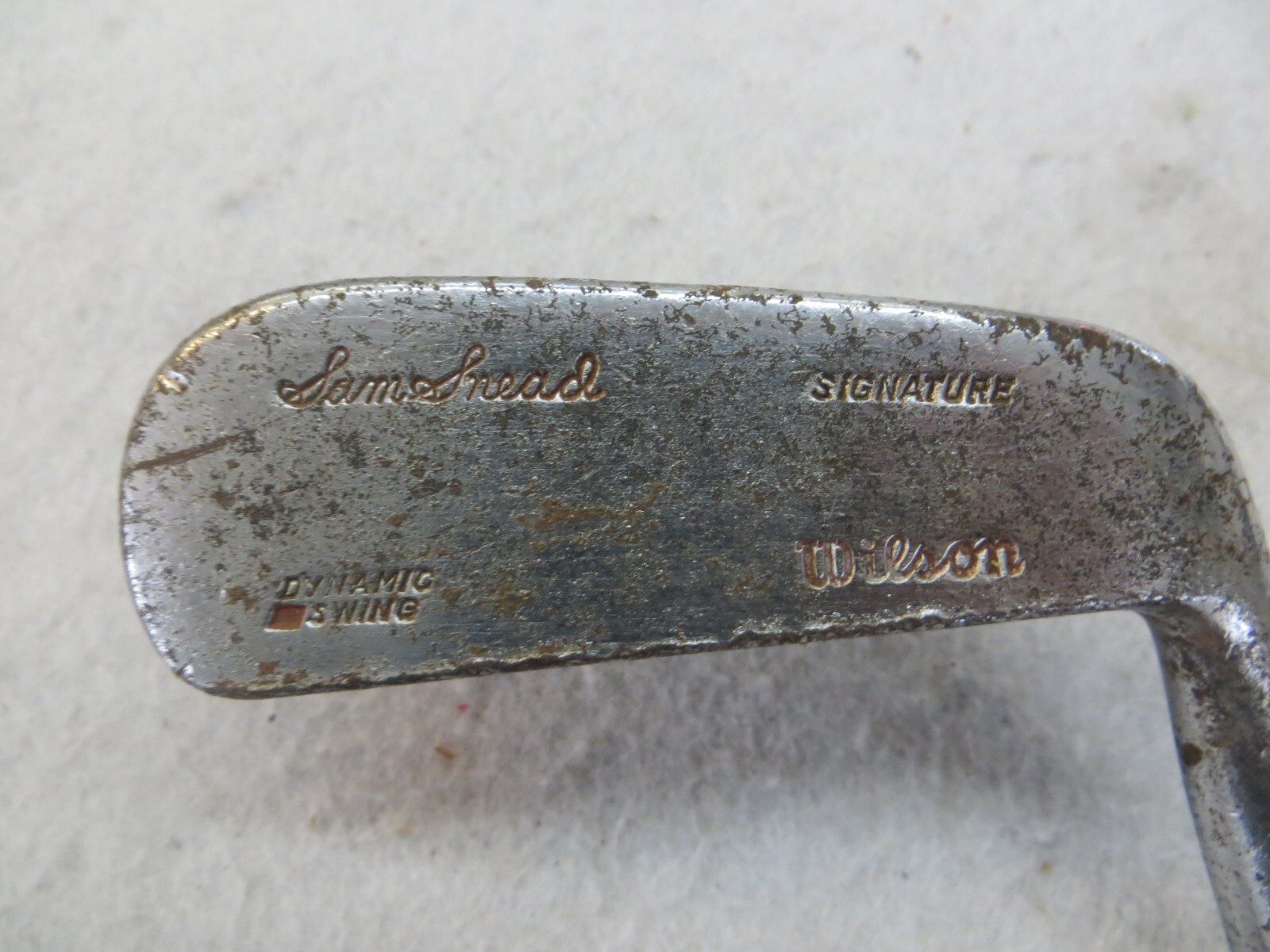 VINTAGE WILSON SAM SNEAD SIGNATURE PUTTER WILSON LEATHER GRIP 35" RH | eBay