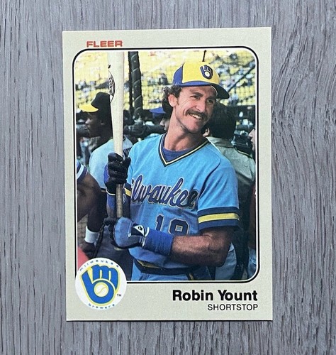 1983 MLB Fleer Baseball | Robin Yount | #51 | Milwaukee Brewers | eBay