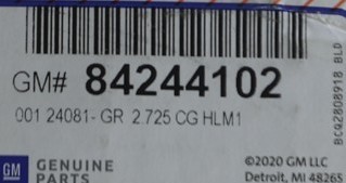 NEW OEM GM Passenger Side Headlight Assembly 84244102 Chevrolet Camaro ...