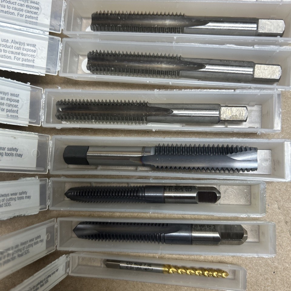 (Lot of 8) NEW Widia GTD Taps. Sizes in description below. All Brand ...