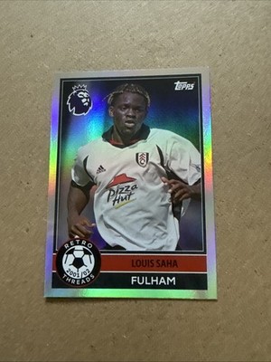 Topps 2026 Premier League Louis Saha Retro Threads Fulham Football TCG ...