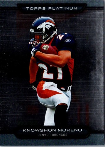 2010 Topps Platinum Knowshon Moreno #30 Denver Broncos Football Card | eBay