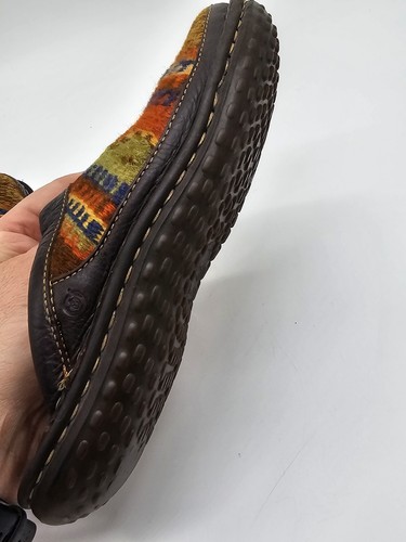 Born Southwest Wool Blanket Mule Slip On Comfort Shoe Aztec Multicolor ...