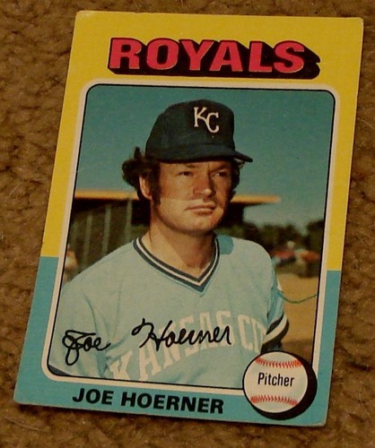 Joe Hoerner, Royals, 1975 #629 Topps Baseball Card GD COND | eBay