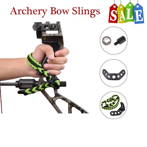 Bow Wrist Sling Strap Braided Compound Bow Adjustable Paracord 550 for ...
