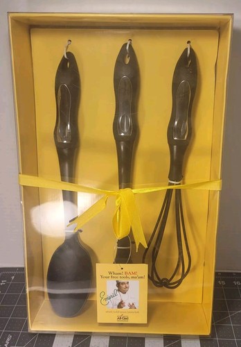 EMERIL All-Clad (3) Piece Kitchen Utensil WHISK/SOOON/PASTA FORK WHAM ...