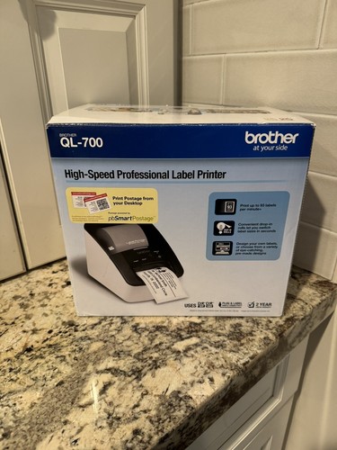 Brother QL-700 High-speed Portable Professional Label Printer - Black ...