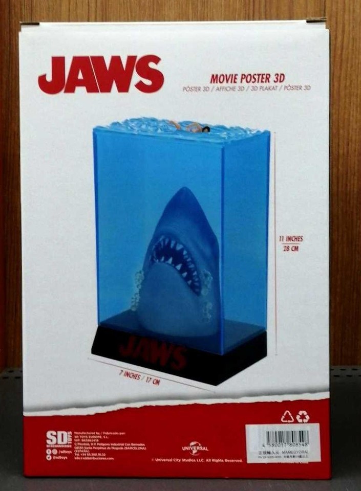 MOVIE POSTER 3D JAWS SD TOYS | eBay