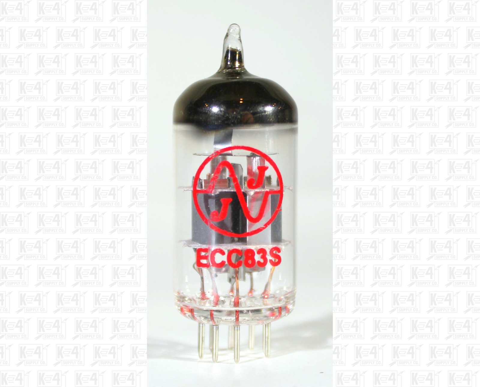 JJ Electronics ECC83-S (12AX7) Vacuum Tube Slovakia Gray Plates Red ...