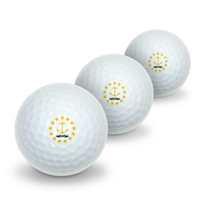 Rhode Island State Flag Novelty Golf Balls 3 Pack | eBay