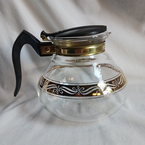 MCM Vintage Cory DRL 3 Eight Cup Glass Coffee Pot Carafe Bakelite Lid ...