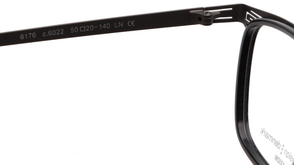 NEW PRODESIGN DENMARK 6176 c.6022 Black EYEGLASSES 50-20-140mm B38mm | eBay