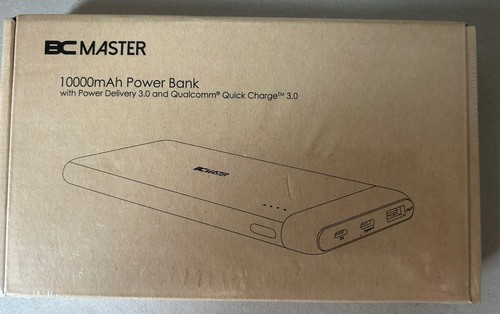 NEW. BC Master 10,000mAh Powerbank - Black | eBay