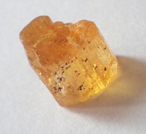 12 Cts Russian Imperial Topaz Loose Gemstone Rectangle Rough Natural ...