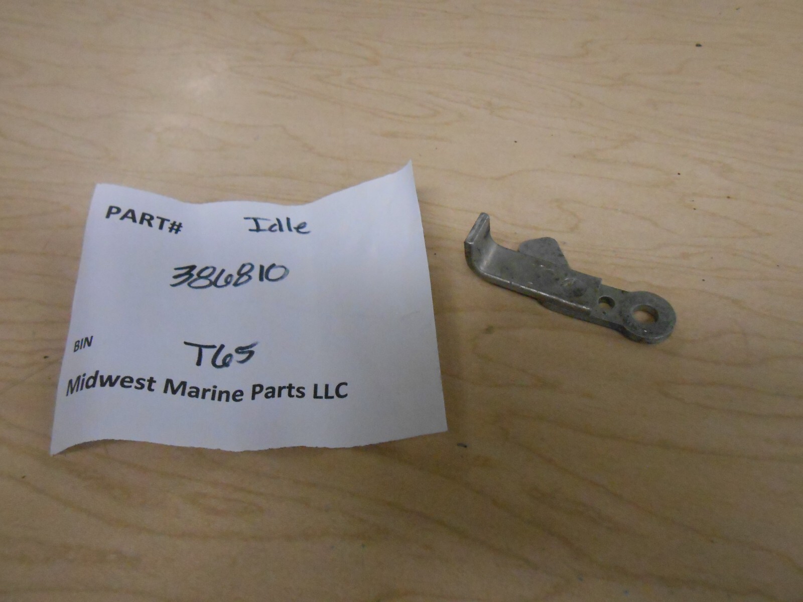 386810 OMC Johnson Evinrude idle bracket T65 | eBay