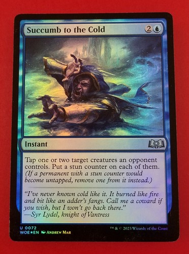 1x Succumb to the Cold | FOIL | Wilds of Eldraine | MTG Magic Cards | eBay