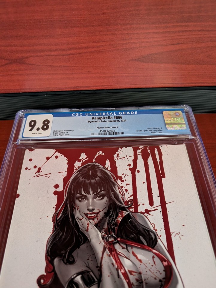 Vampirella #666 2024 Poulat Variant Cover B Dynamite Ent Comics CGC 9.8 ...