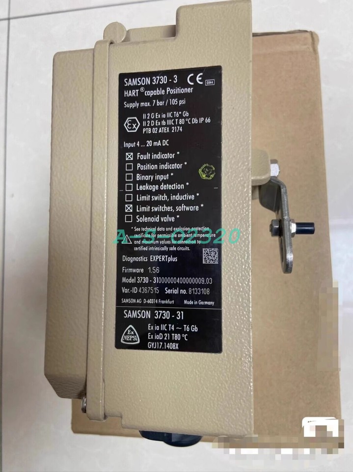 1pcs SAMSON 3730-3 valve positioner 3730-31000000400000009.03 (FedEx ...