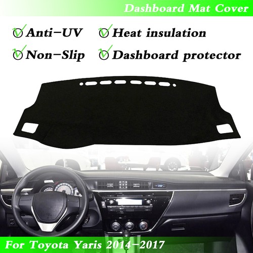 Car Dashboard DashMat For Toyota Yaris Hatchback 2014-2017 Left-Hand ...