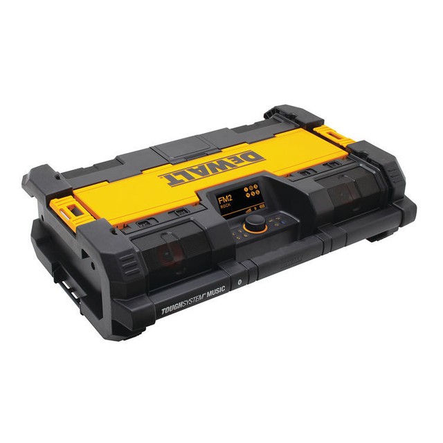 DEWALT DWST08810 ToughSystem Radio and Battery Charger - Yellow/Black ...