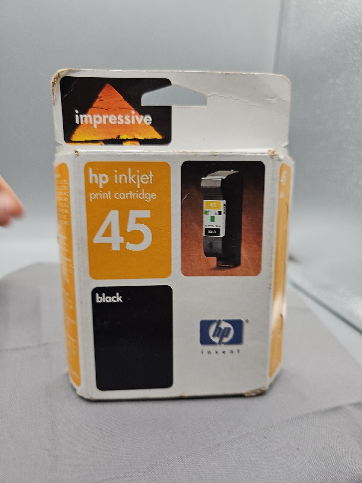 HP Inkjet, 45 Print Cartridge, Black Ink, 51645A, Sealed Box Nov 2004 ...