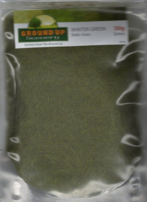 GROUND UP SCENERY STATIC GRASS WINTER GREEN 5mm 50g | eBay Australia