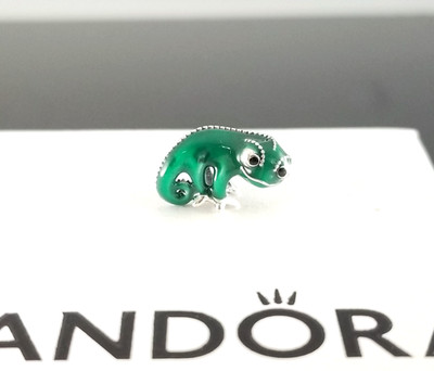 Pandora x Disney Tangled Pascal Color Changing Chameleon Lizard Charm ...