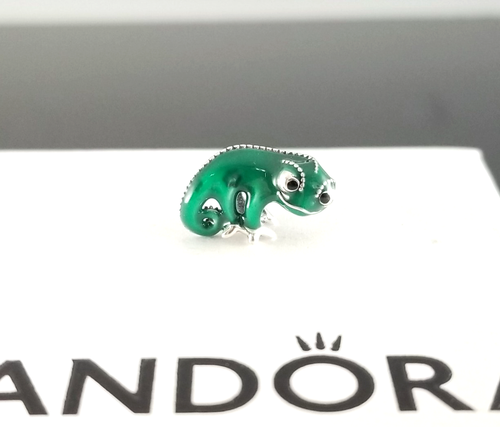Pandora x Disney Tangled Pascal Color Changing Chameleon Lizard Charm ...