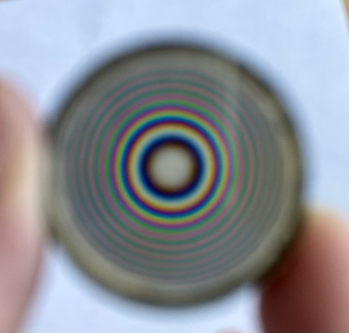 Gunsight Part - Polaroid Optical "Ring of Fire" calcite AA gun sight ...