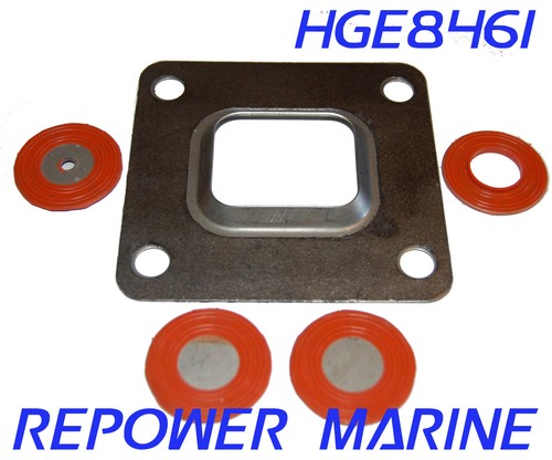 Riser / Elbow Gasket for Mercruiser Dry Joint Exhaust 27-864850A02, 27 ...