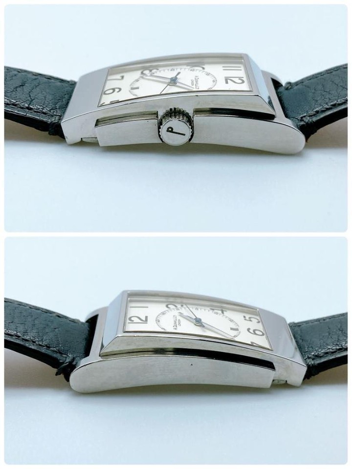 Dunhill Alfred Dunhill Date Rectangular Stainless Steel Men's Watch ...