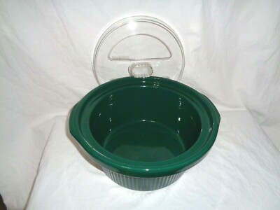 Rival Crock Pot 3155 Replacement Stoneware With Lid 5 Quart Crock Pot ...