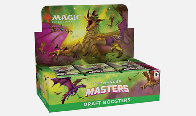 Magic The Gathering Commander Masters Draft Booster Box - CMM MTG TCG ...