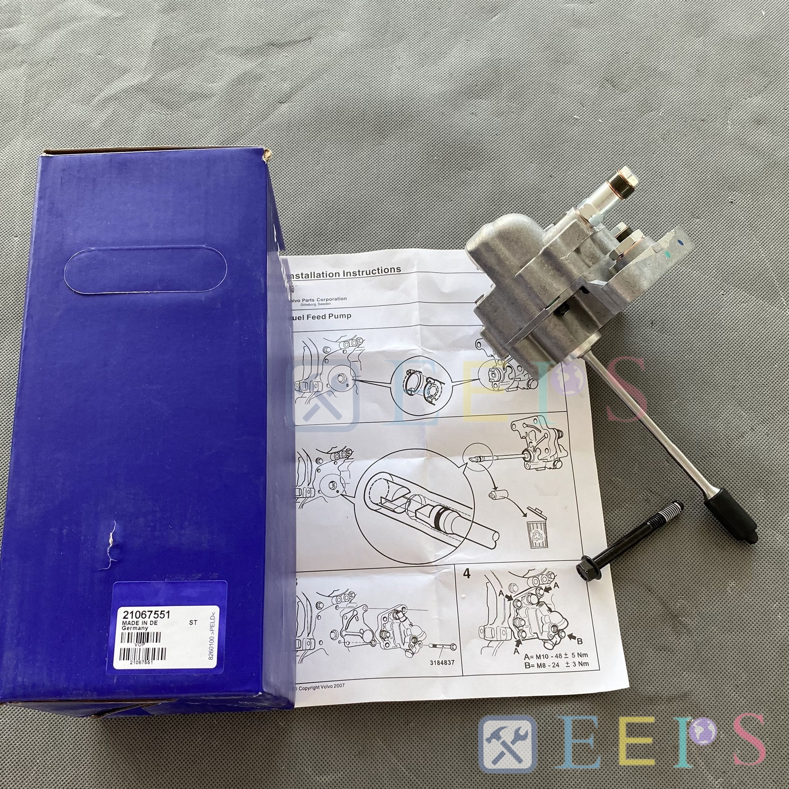 Genuine Fuel Pump Fits Volvo D12 Engine 21067551 #3964833 | eBay