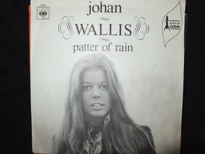 VINYLE 45 TOURS JOHAN WALLIS / PATTER OF RAIN / | eBay