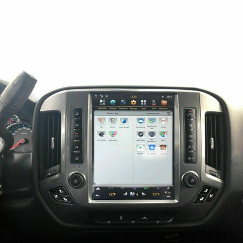 Android Tesla Vertical Screen Radio For Chevrolet Silverado GMC Sierra ...